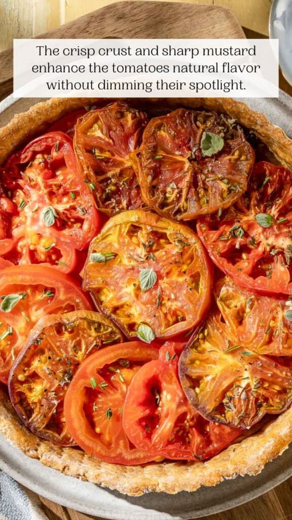 Rustic French-Style Tomato Tart - The Mediterranean Dish