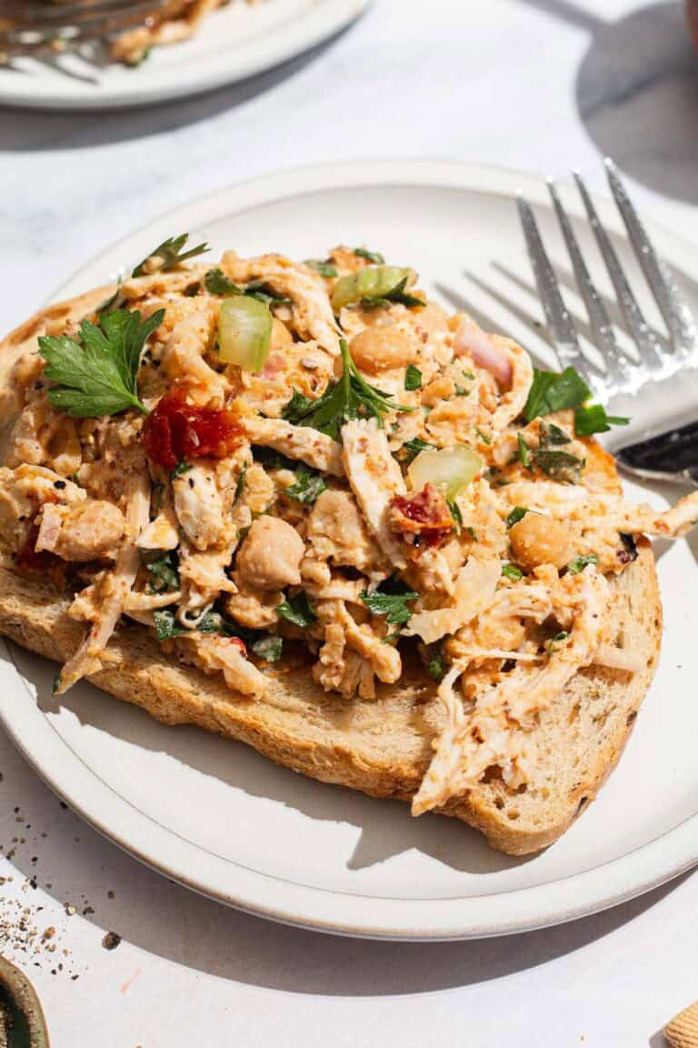 Chicken and Chickpea Salad Recipe | The Mediterranean Dish