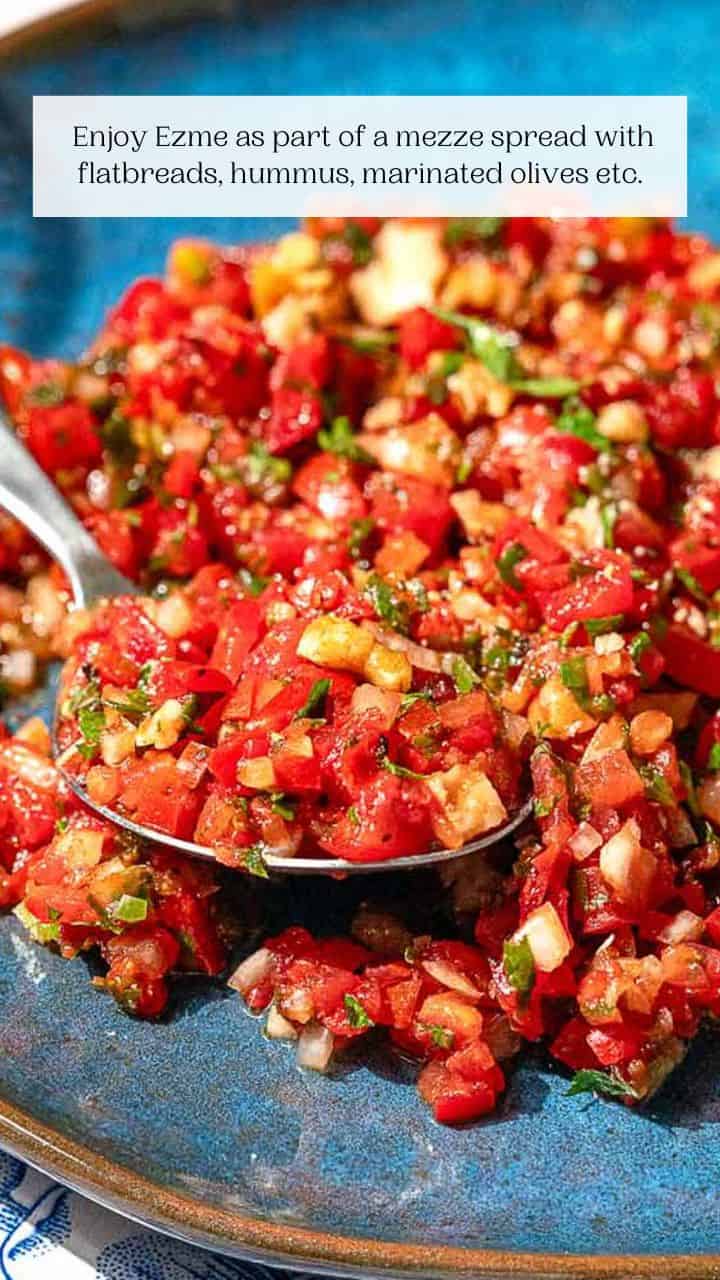 Ezme (Spicy Turkish “Salsa”) - The Mediterranean Dish