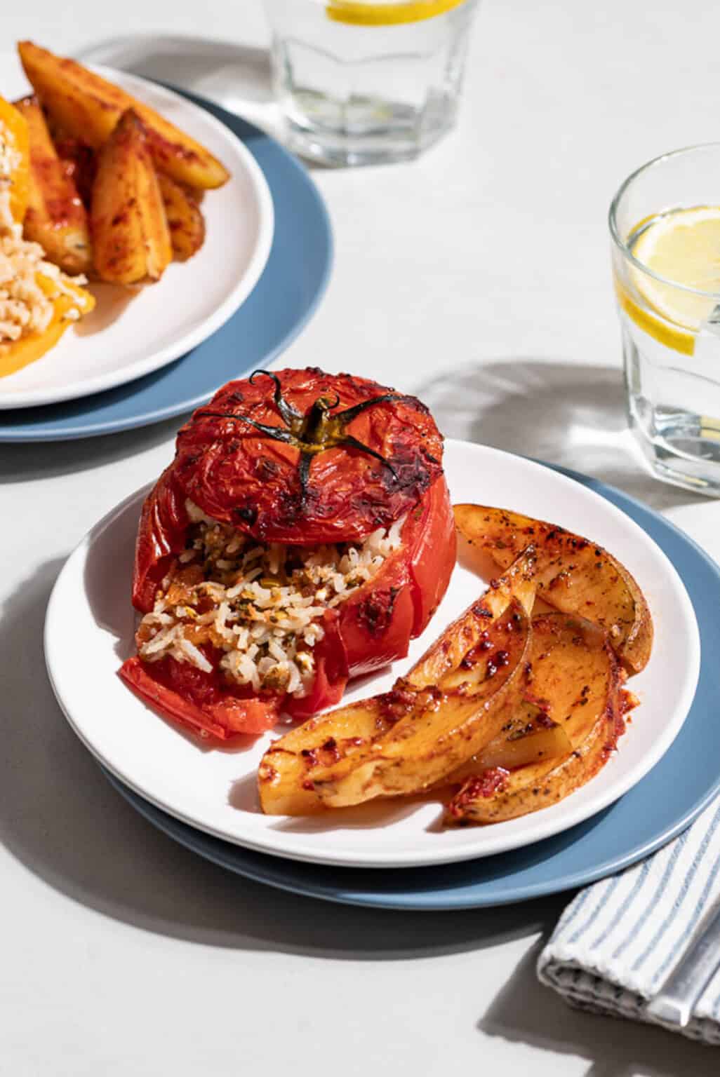 Gemista (Greek Stuffed Vegetables) | The Mediterranean Dish