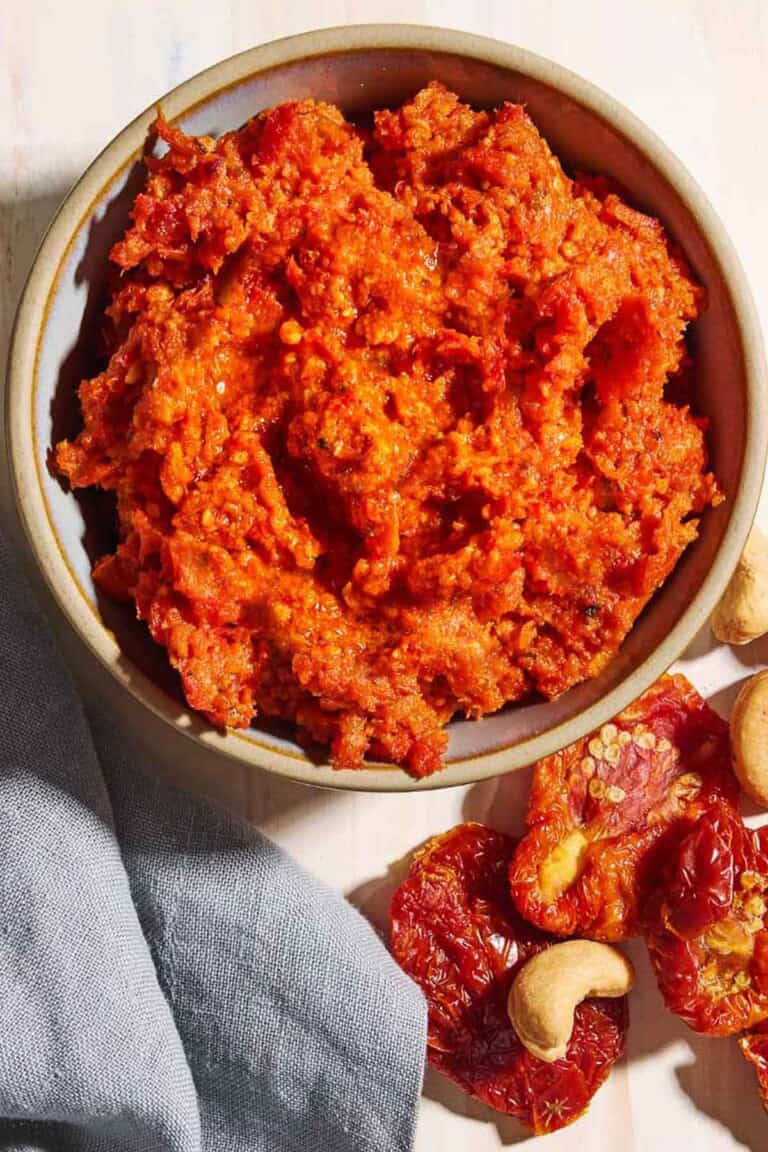 Sun Dried Tomato Pesto Recipe | The Mediterranean Dish