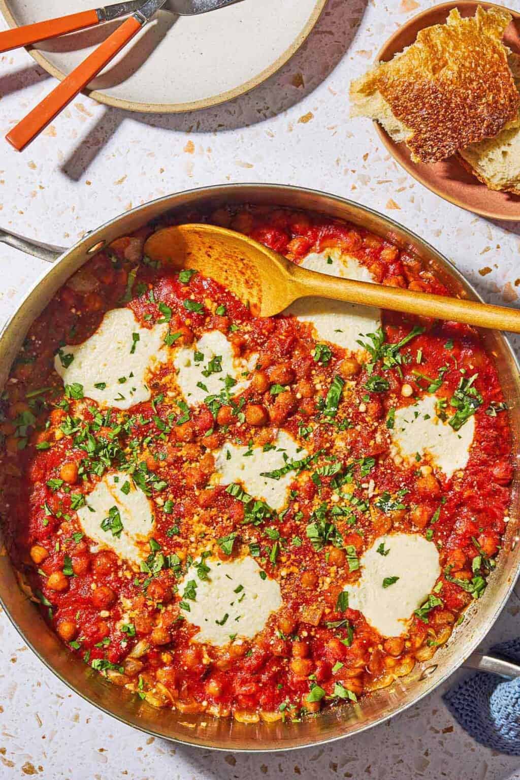 Chickpeas in Tomato Sauce | The Mediterranean Dish