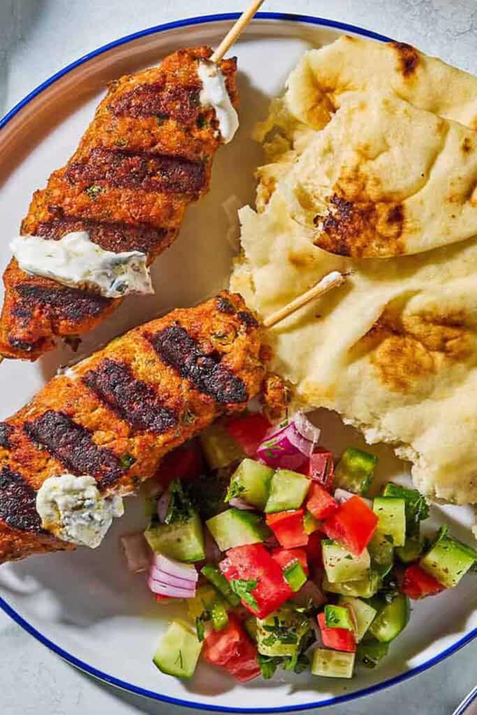 Chicken Kofta Kebab | The Mediterranean Dish