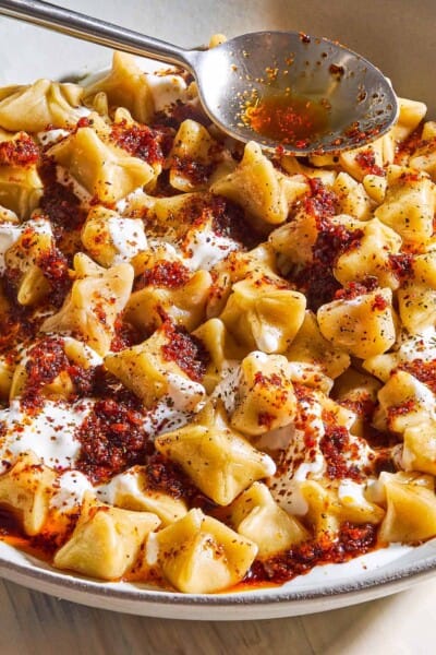 Mantı (Turkish Manti Dumplings Recipe) | The Mediterranean Dish