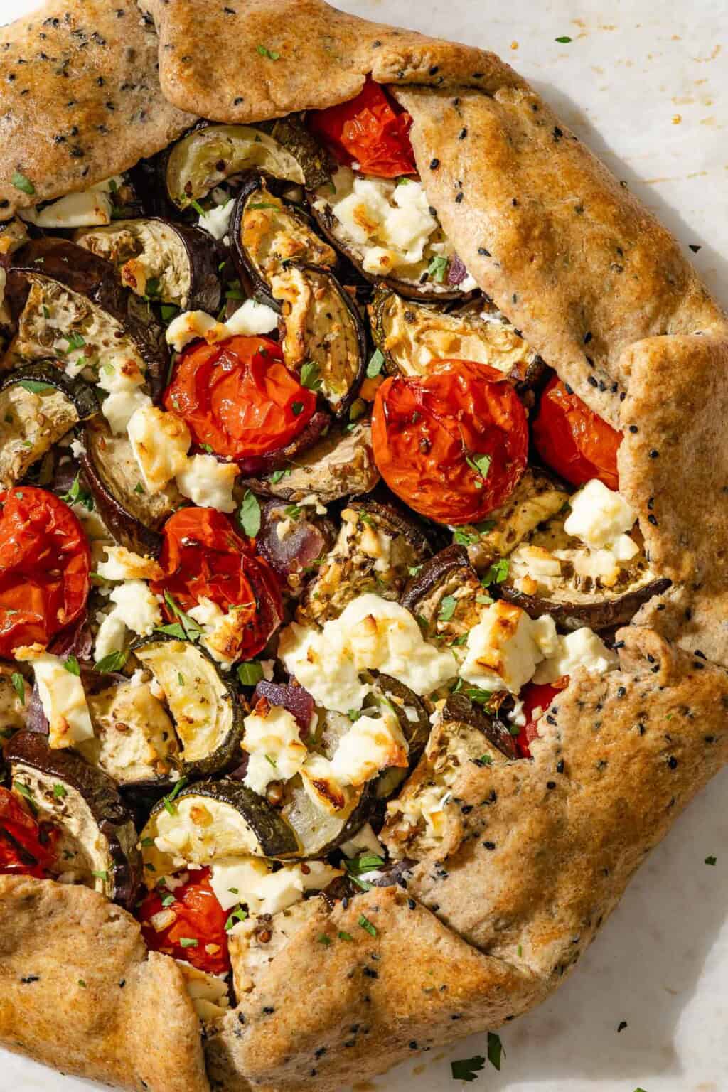 Summer Savory Galette Recipe | The Mediterranean Dish