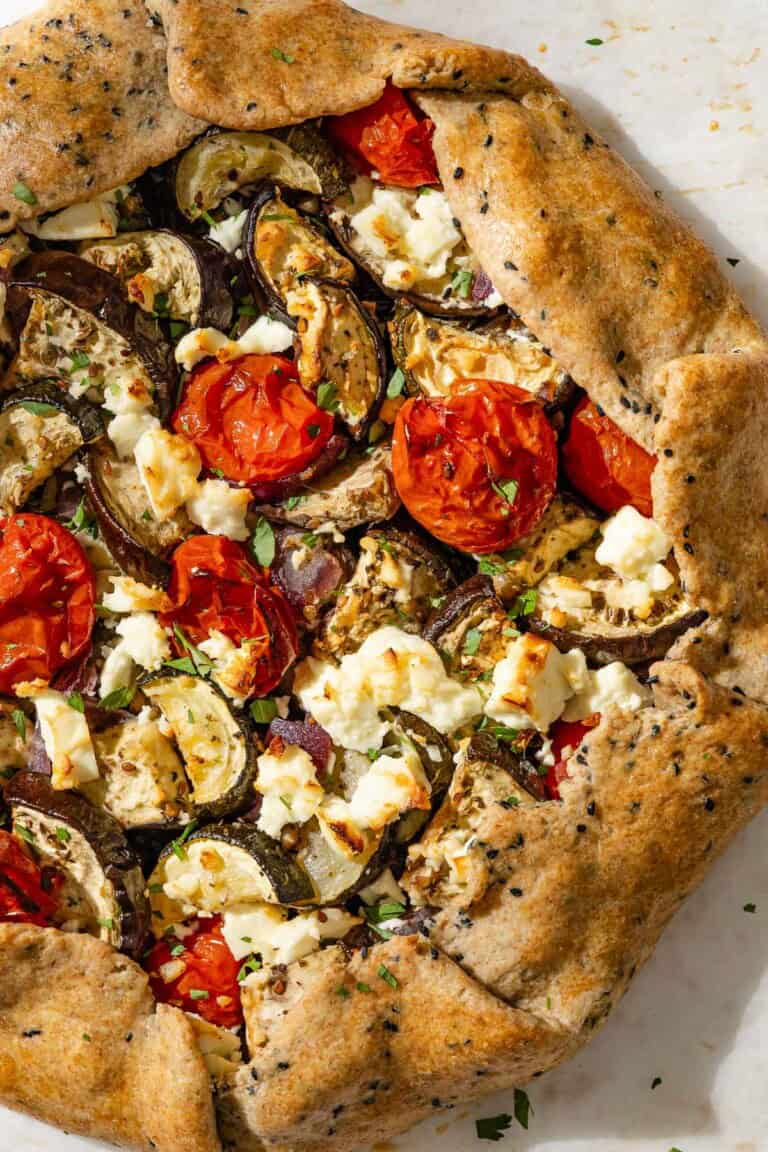 Summer Savory Galette Recipe | The Mediterranean Dish