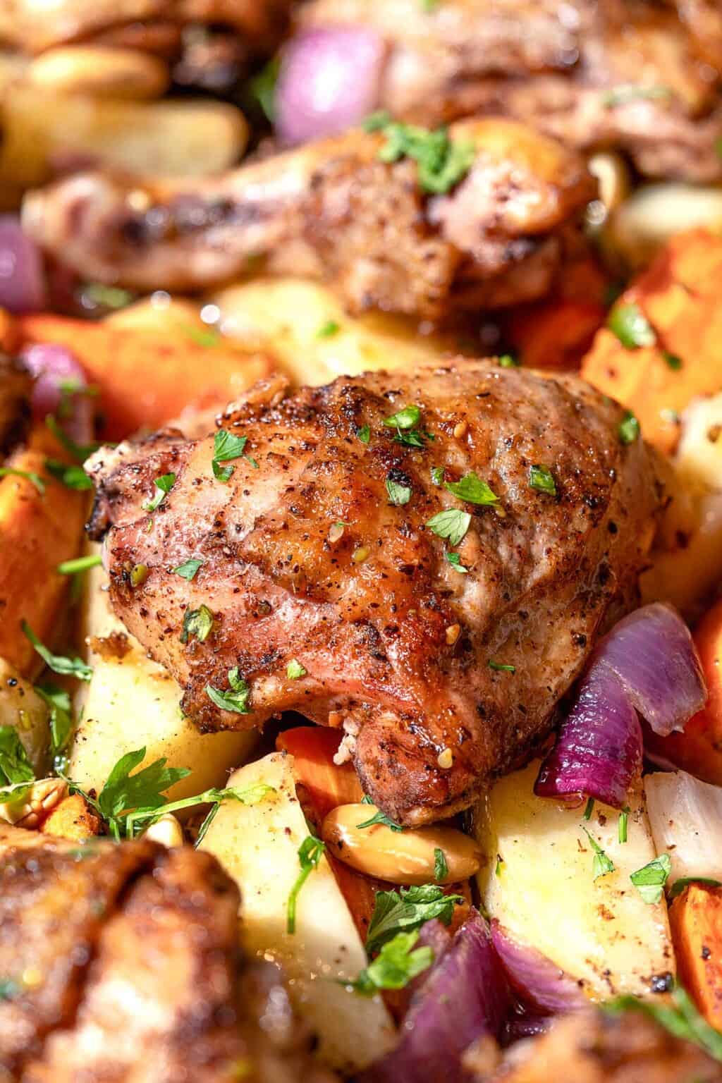Sheet Pan Za’atar Chicken Recipe | The Mediterranean Dish