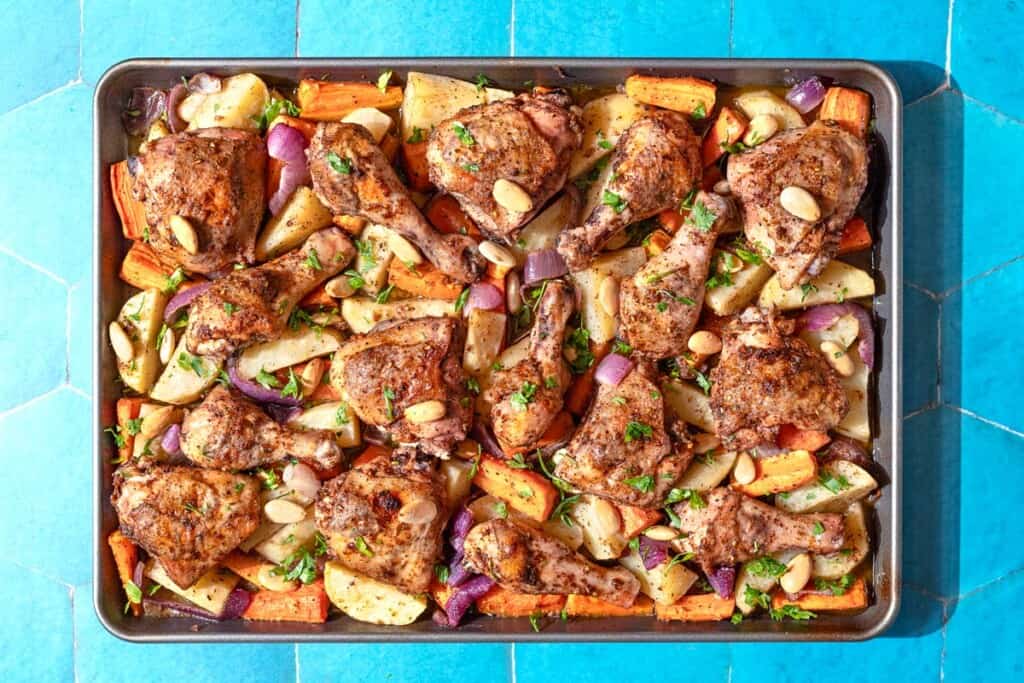 Sheet Pan Za’atar Chicken Recipe | The Mediterranean Dish