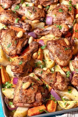 Sheet Pan Za’atar Chicken Recipe | The Mediterranean Dish