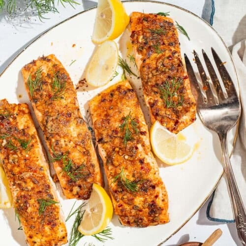 Greek Salmon Recipe | The Mediterranean Dish