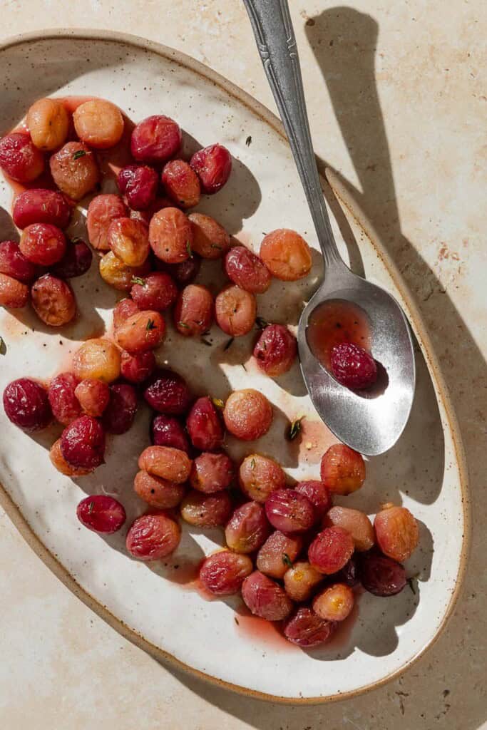 Roasted Grapes Recipe | The Mediterranean Dish
