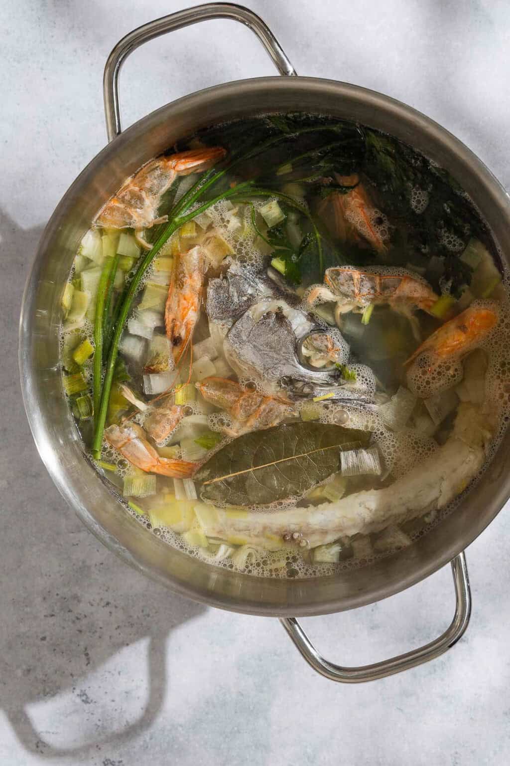 Seafood Stock Recipe | The Mediterranean Dish