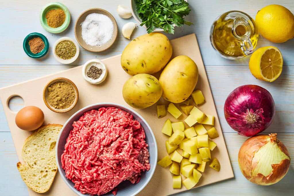 Meatballs and Potatoes Recipe | The Mediterranean Dish