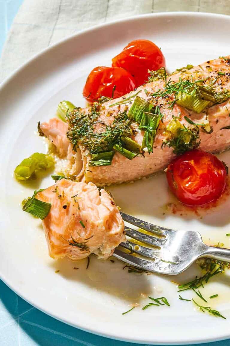 Greek Salmon Recipe | The Mediterranean Dish