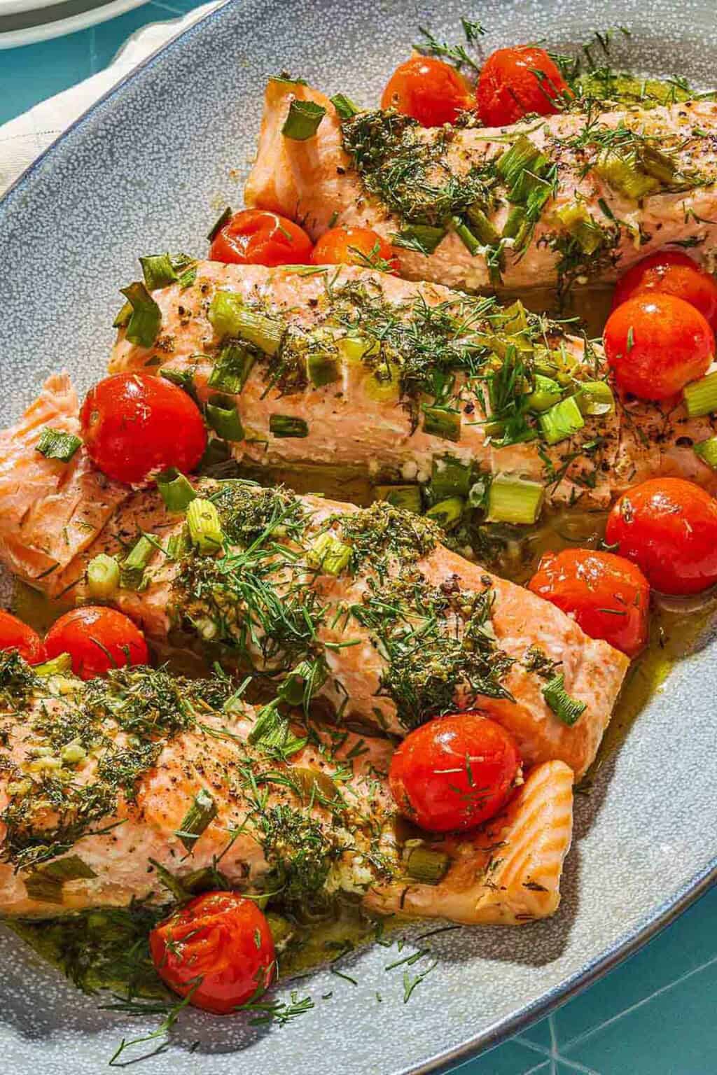 Greek Salmon Recipe | The Mediterranean Dish
