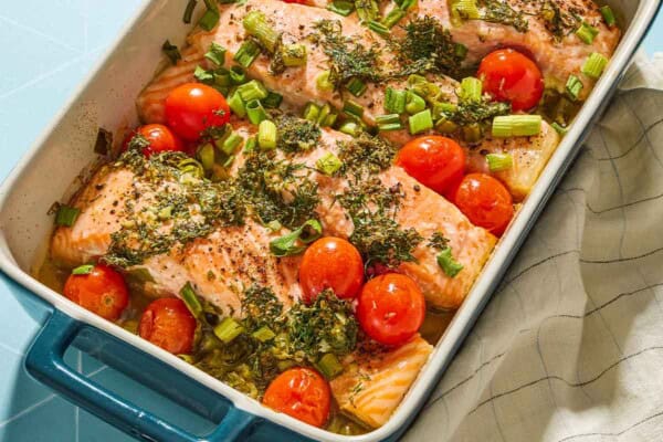 Greek Salmon Recipe (Only 20-minutes!)