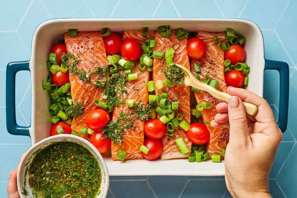 Greek Salmon Recipe (Only 20-minutes!)