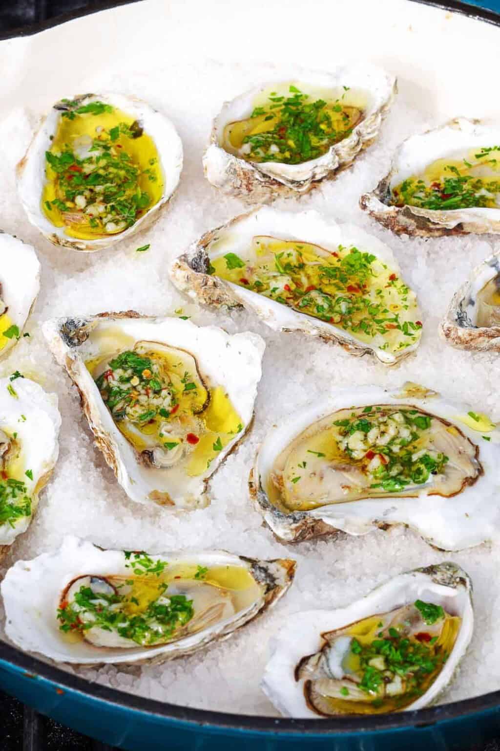 Grilled Oysters Recipe | The Mediterranean Dish
