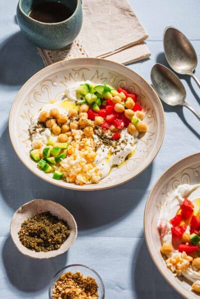 Savory Yogurt Bowl Recipe | The Mediterranean Dish