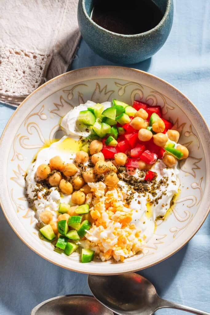 Savory Yogurt Bowl Recipe | The Mediterranean Dish