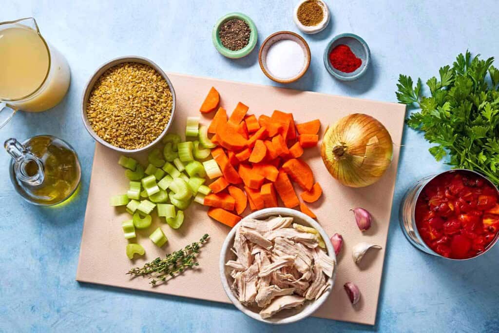 Chicken Freekeh Soup Recipe | The Mediterranean Dish