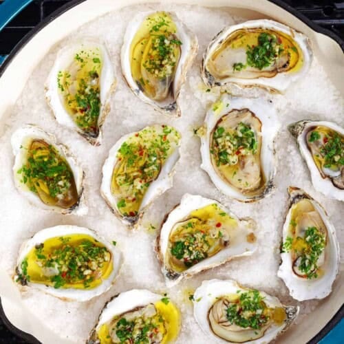 Raw Oysters with Mignonette Sauce | The Mediterranean Dish