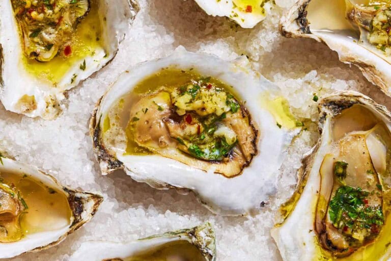 Grilled Oysters Recipe | The Mediterranean Dish