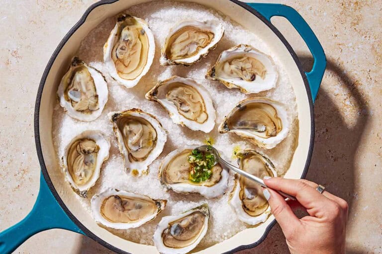Grilled Oysters Recipe | The Mediterranean Dish