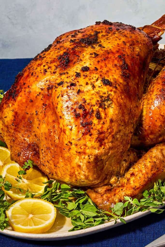 Dry Brined Thanksgiving Turkey Recipe | The Mediterranean Dish