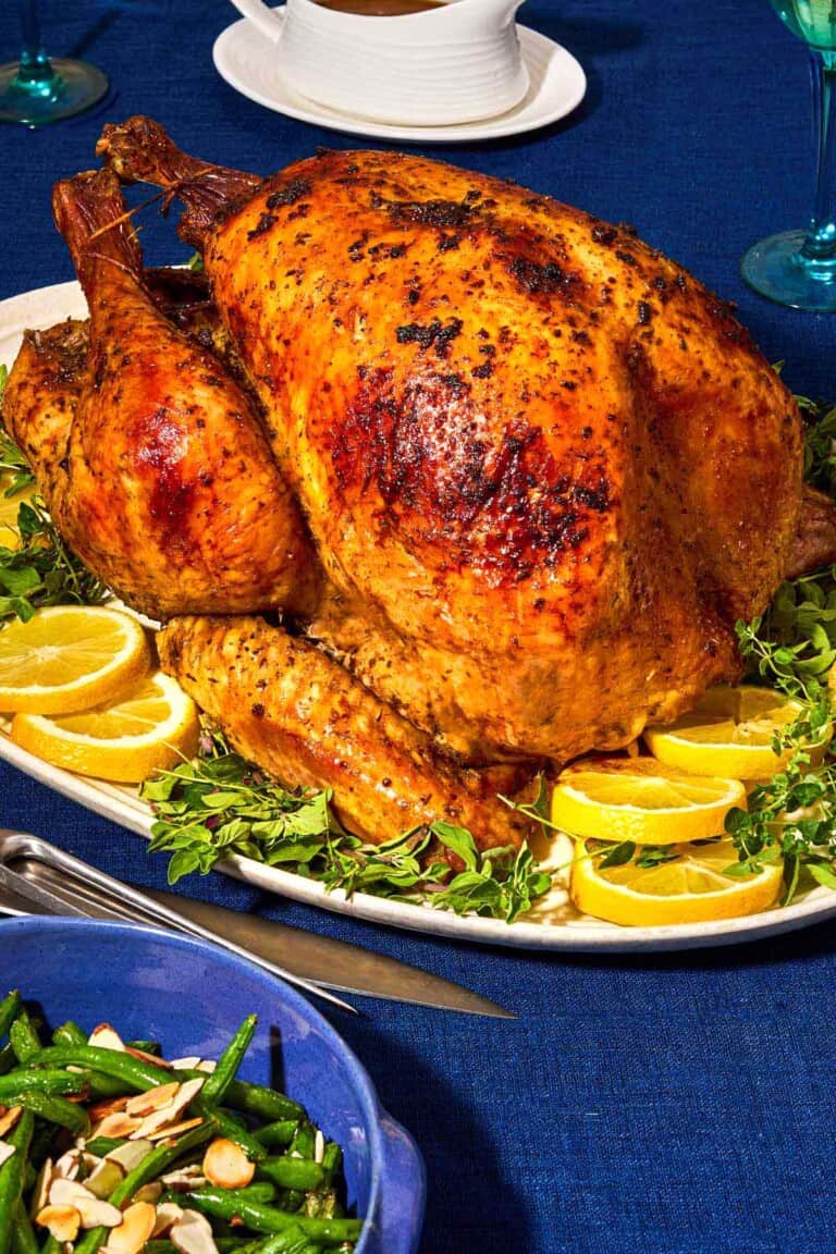 Dry Brined Thanksgiving Turkey Recipe | The Mediterranean Dish