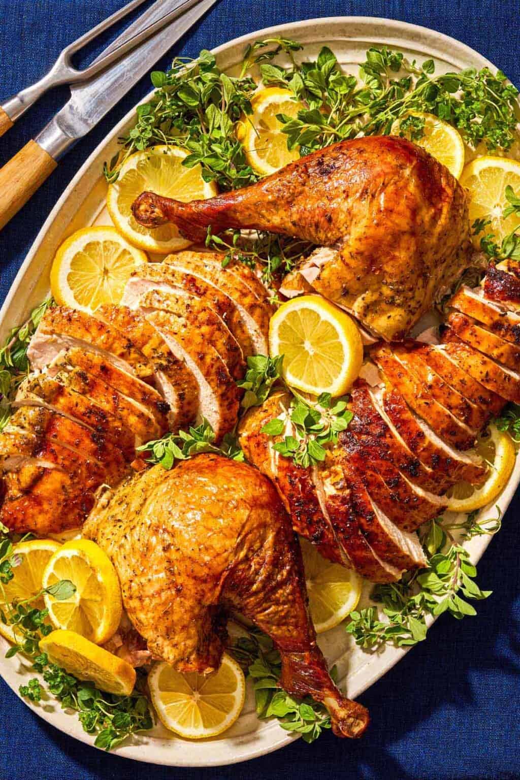 Dry Brined Thanksgiving Turkey Recipe | The Mediterranean Dish