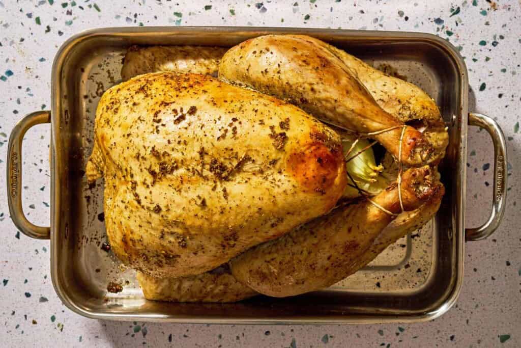 Dry Brined Thanksgiving Turkey Recipe | The Mediterranean Dish