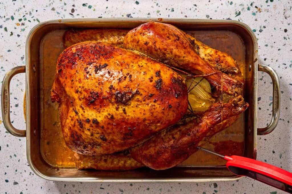 Dry Brined Thanksgiving Turkey Recipe | The Mediterranean Dish