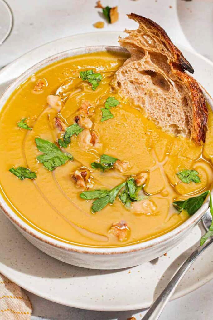 Acorn Squash Soup Recipe | The Mediterranean Dish