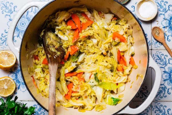 Braised Cabbage Recipe | The Mediterranean Dish