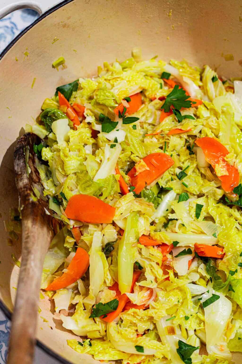 Braised Cabbage Recipe | The Mediterranean Dish