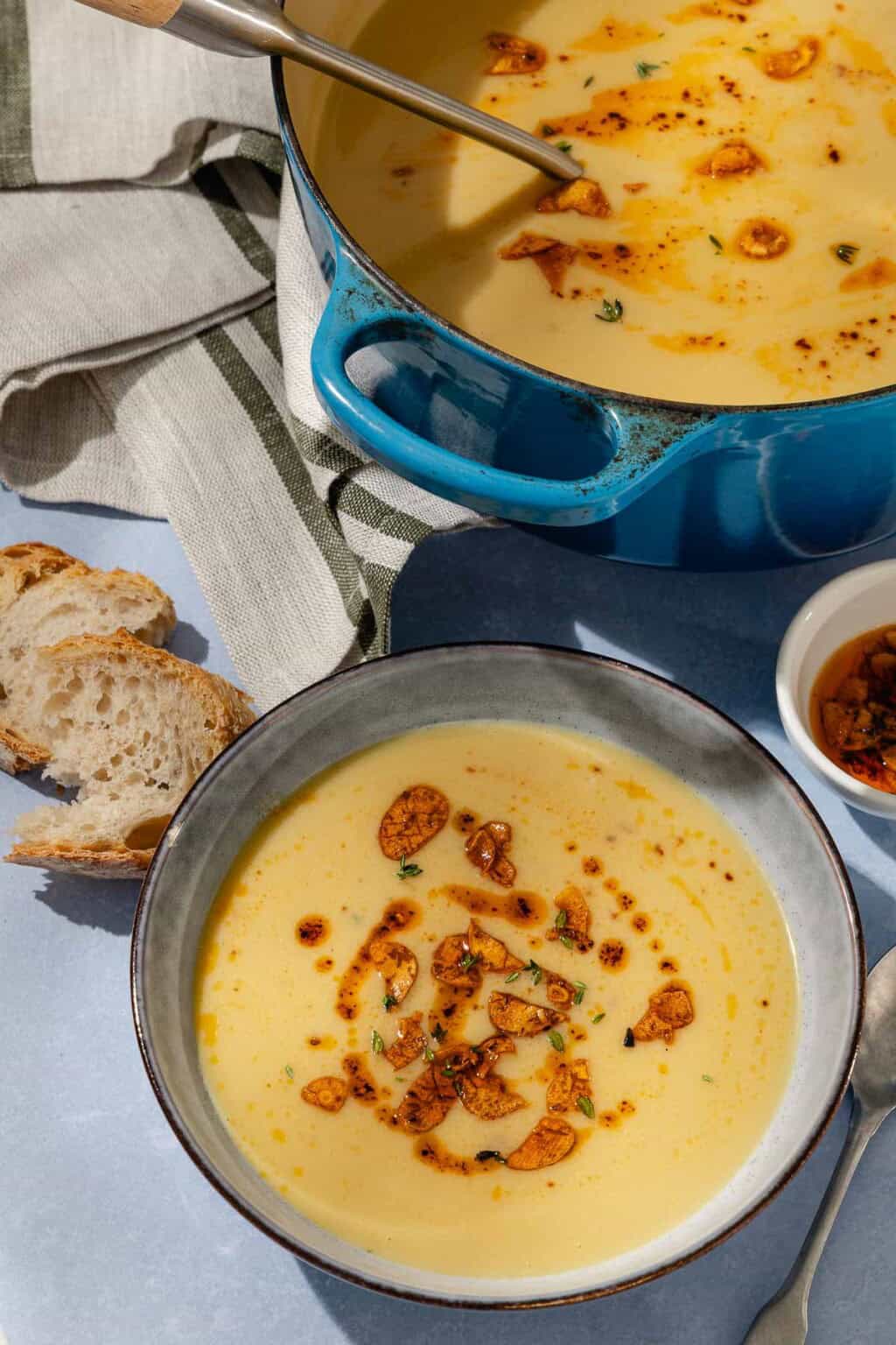 Garlic Soup Recipe | The Mediterranean Dish