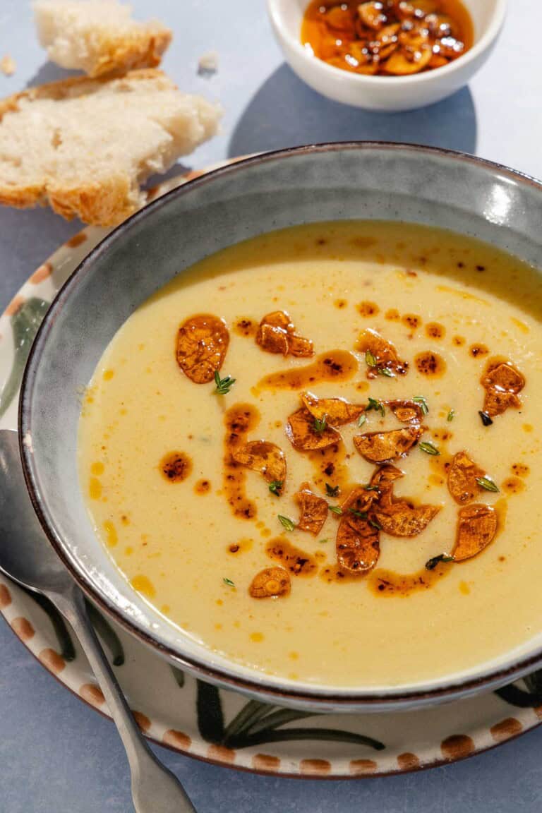 Garlic Soup Recipe | The Mediterranean Dish