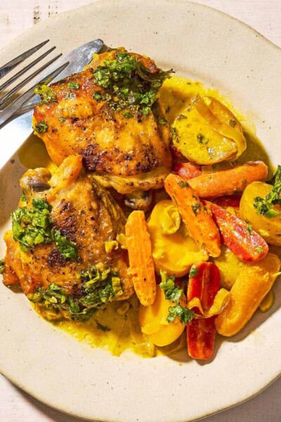 Saffron Chicken Recipe | The Mediterranean Dish