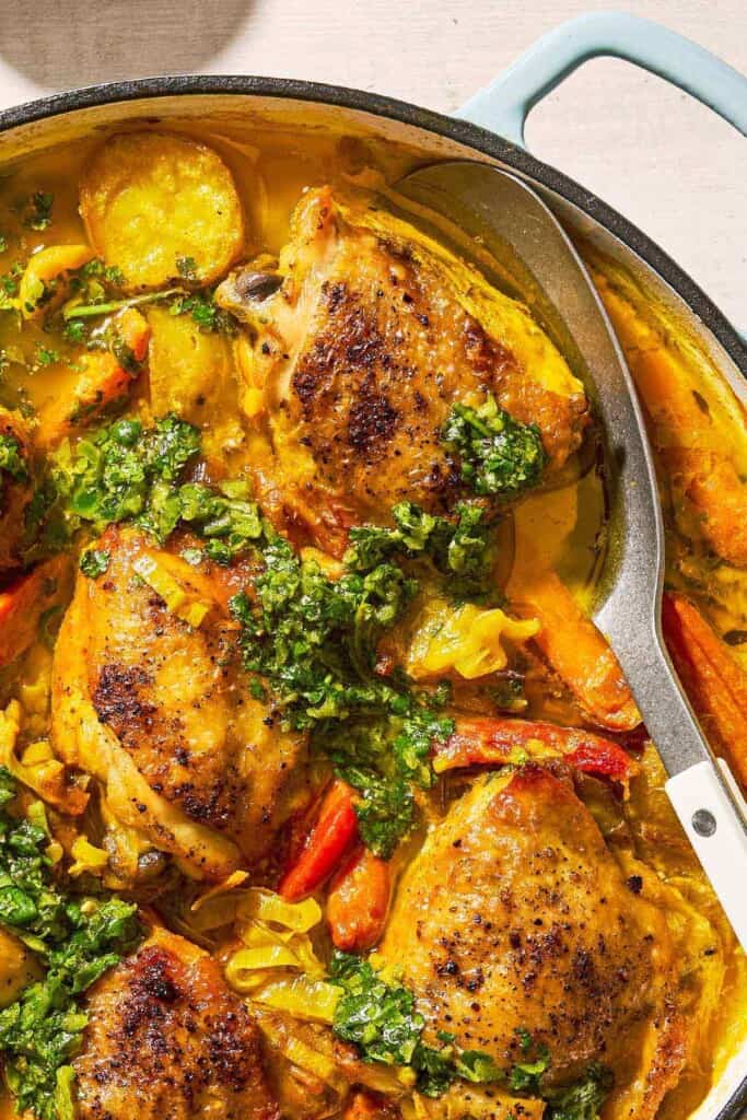 Saffron Chicken Recipe | The Mediterranean Dish