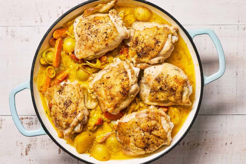 Saffron Chicken Recipe | The Mediterranean Dish