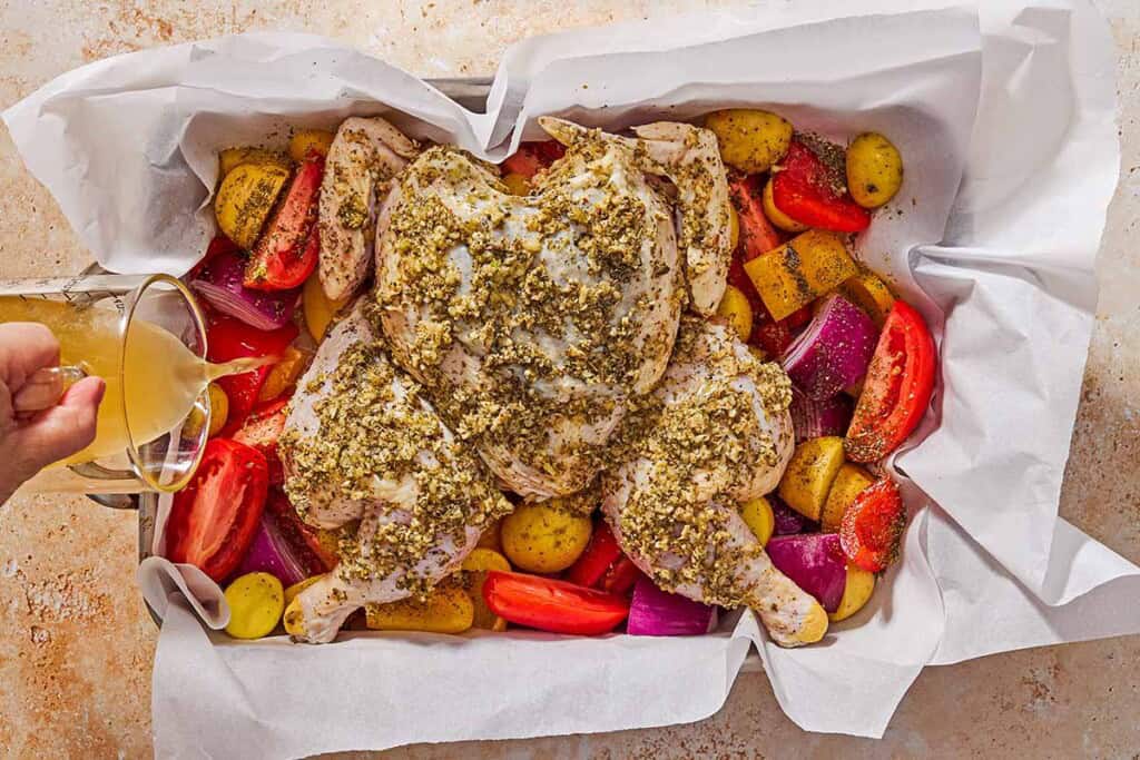 Roasted Chicken and Vegetables | The Mediterranean Dish