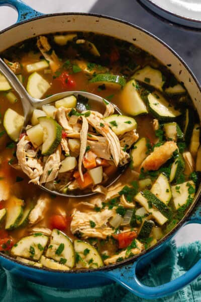 Chicken Vegetable Soup | The Mediterranean Dish