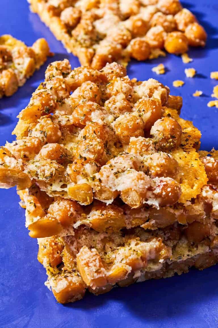 Chickpea Parmesan Crisps Recipe | The Mediterranean Dish