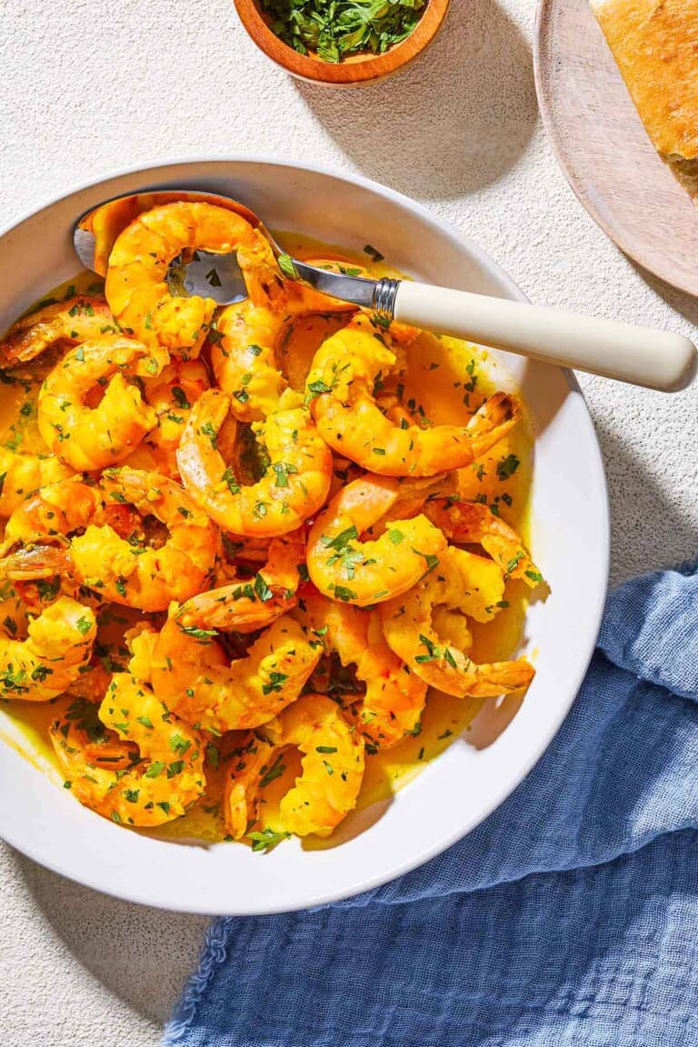 Poached Shrimp Recipe | The Mediterranean Dish