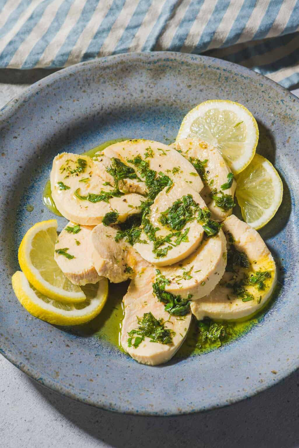 Poached Chicken | The Mediterranean Dish