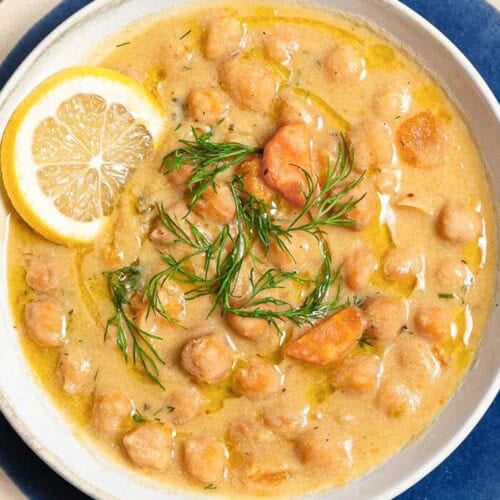 Greek Chickpea Soup Recipe | The Mediterranean Dish
