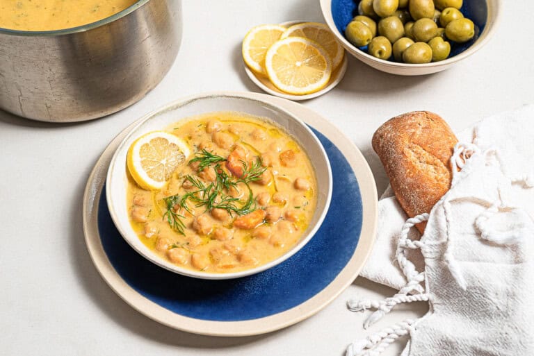 Greek Chickpea Soup Recipe | The Mediterranean Dish