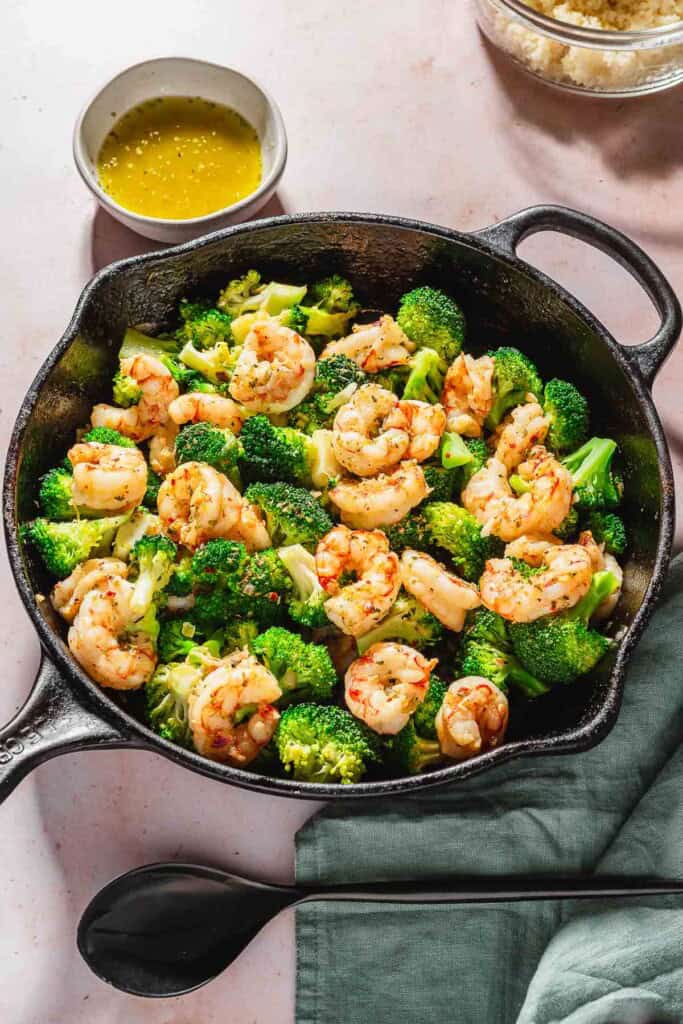 Citrusy Shrimp and Broccoli Recipe | The Mediterranean Dish