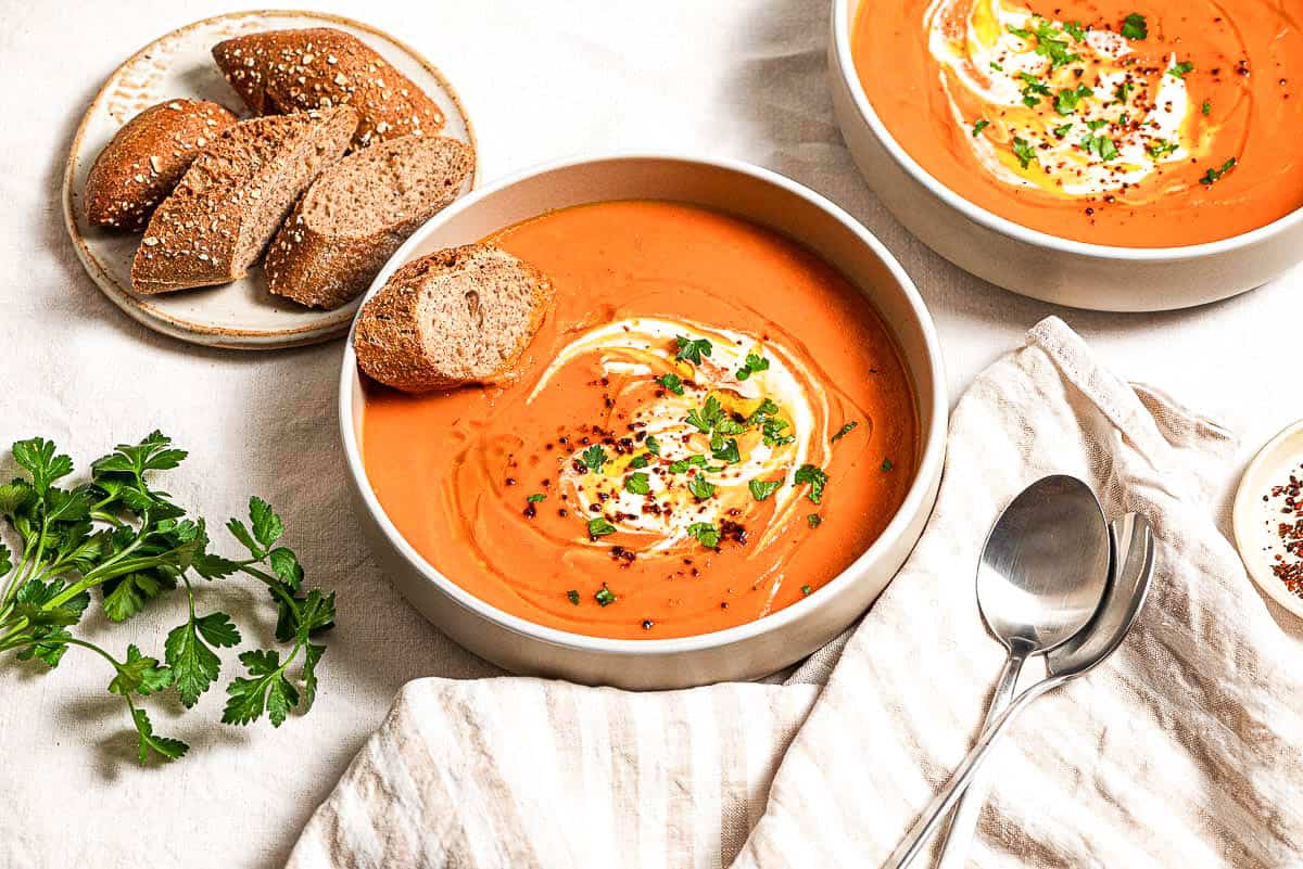 Sweet Potato Soup | The Mediterranean Dish